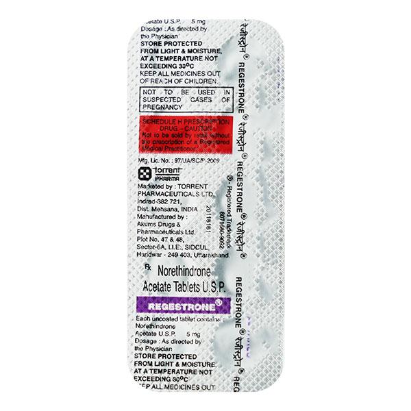 Regestrone Tablet: Check Uses, Price, Warning & Precautions | Netmeds