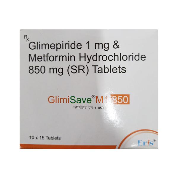 GLIMISAVE M1 850 Tablet 15's : Price, Uses, Side Effects | Netmeds