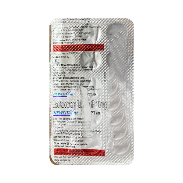 NEWCITA 10 Tablet 15's : Price, Uses, Side Effects | Netmeds