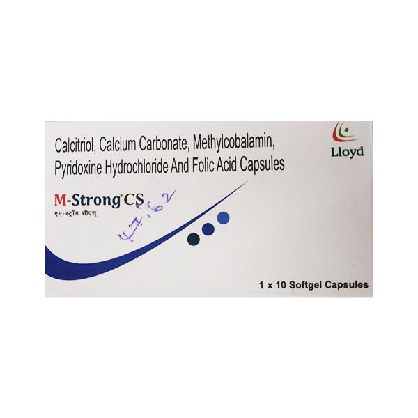 Buy M Strong CS Softgel 10'S Online at Upto 25% OFF | Netmeds