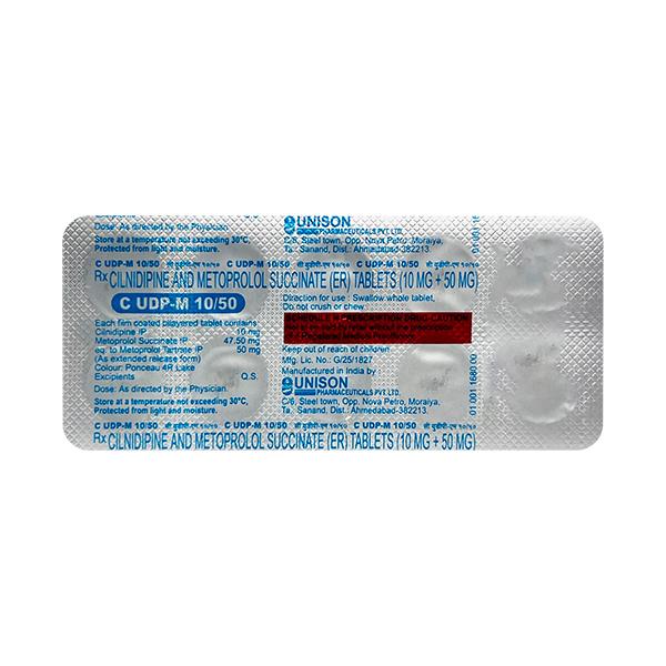 C UDP M 10/50 Tablet 10's