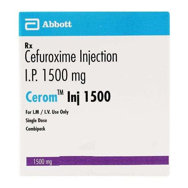 Cerom 1500mg Injection 1'S : Price, Uses, Side Effects | Netmeds