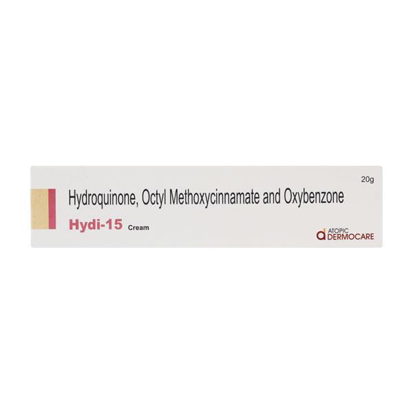 HYDI 15 Cream 20gm Price, Uses, Side effects, Substitutes | Netmeds