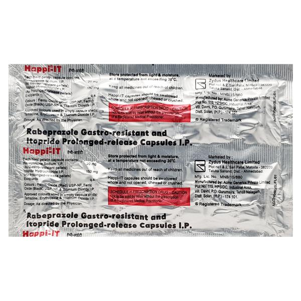 Buy Happi IT Capsule 10'S Online at Upto 25% OFF | Netmeds