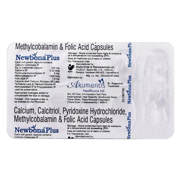 Newbona Plus Capsule 10'S Price, Uses, Side effects, Substitutes | Netmeds