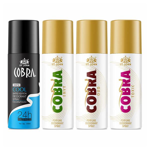 Buy St. John Cool Limited Edition Deodorant Spray 150 ml + Cobra Envy ...