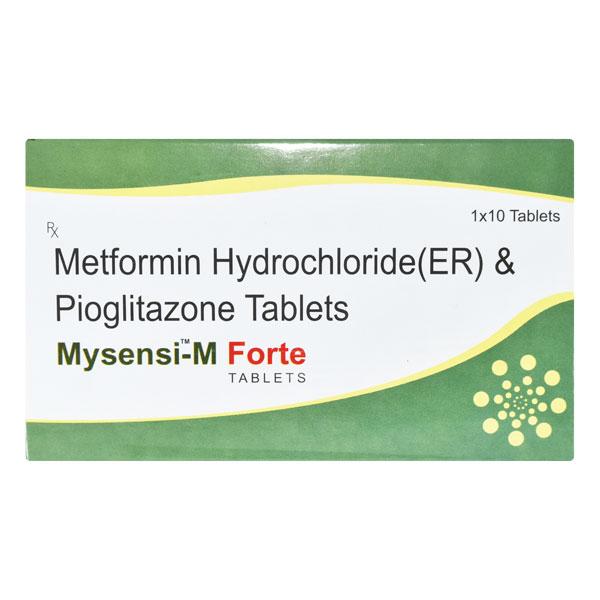 MYSENSI M FORTE Tablet 10's Price, Uses, Side effects, Substitutes ...