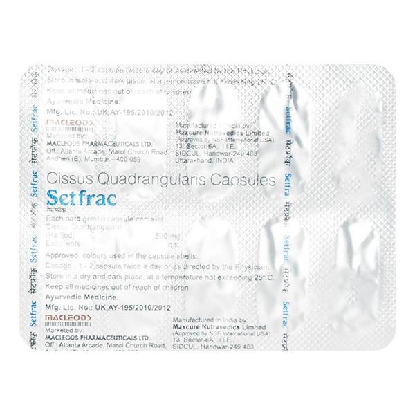 Setfrac Capsule 10'S : Price, Uses, Side Effects | Netmeds