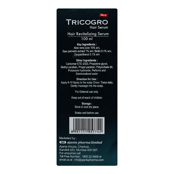 Tricogro New Hair Serum 100ml Price, Uses, Side effects, Substitutes ...