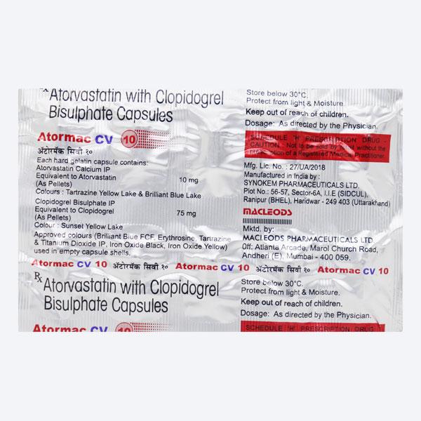 Atormac CV 10mg Capsule 10'S : Uses, Side Effects, Price | Netmeds