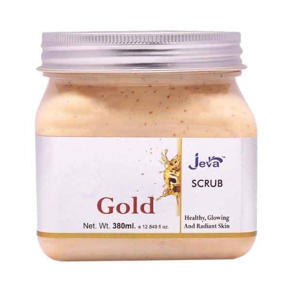 Buy Jeva Gold Scrub for Healthy Glowing and Radiant Skin 380 ml Online ...