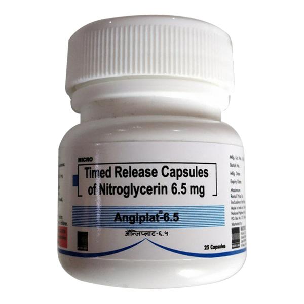 Buy Angiplat 6.5mg Capsule 25'S Online at Upto 25% OFF | Netmeds