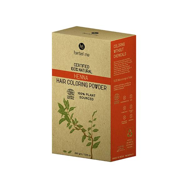 Buy Herbal Me Certified 100% Natural Red Henna - Henna Hair Color 200 ...
