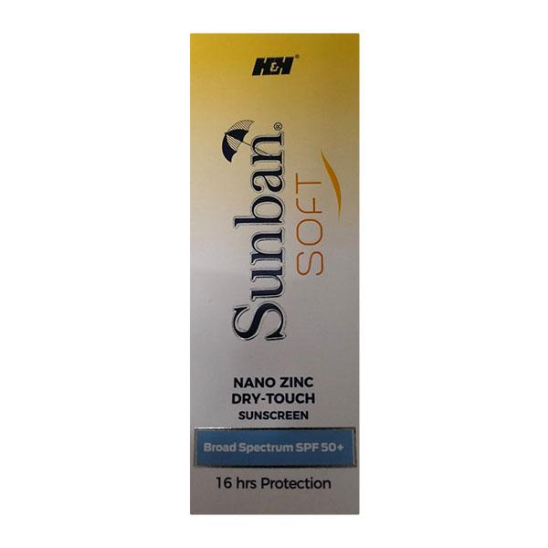 SUNBAN SOFT SPF50+ Sunscreen Gel 75gm Price, Uses, Side effects ...