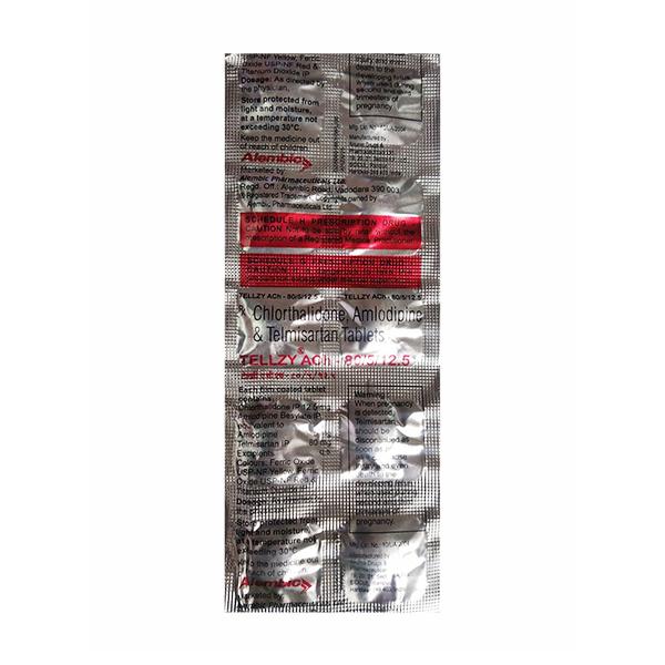 Buy TELLZY ACH 40/5/12.5mg Tablet 10's Online at Upto 25% OFF | Netmeds