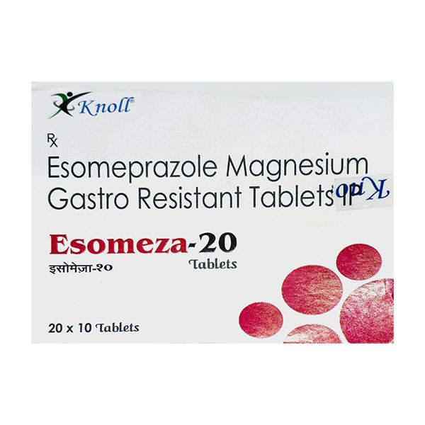 ESOMEZA 20 Tablet 10's : Price, Uses, Side Effects | Netmeds
