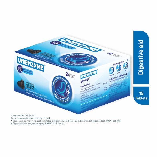 Unienzyme Tablet 15'S : Price, Uses, Side Effects | Netmeds