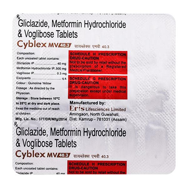 Cyblex MV 40.3mg Tablet 15'S : Price, Uses, Side Effects | Netmeds