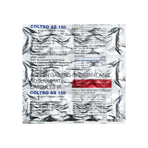 Buy COLTRO AS 150 Capsule 15's Online at Upto 25% OFF | Netmeds