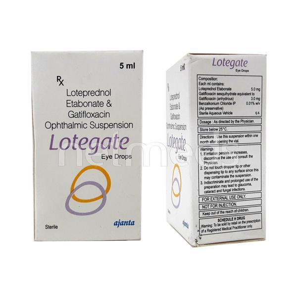 Lotegate Eye Drops 5ml Price, Uses, Side effects, Substitutes | Netmeds