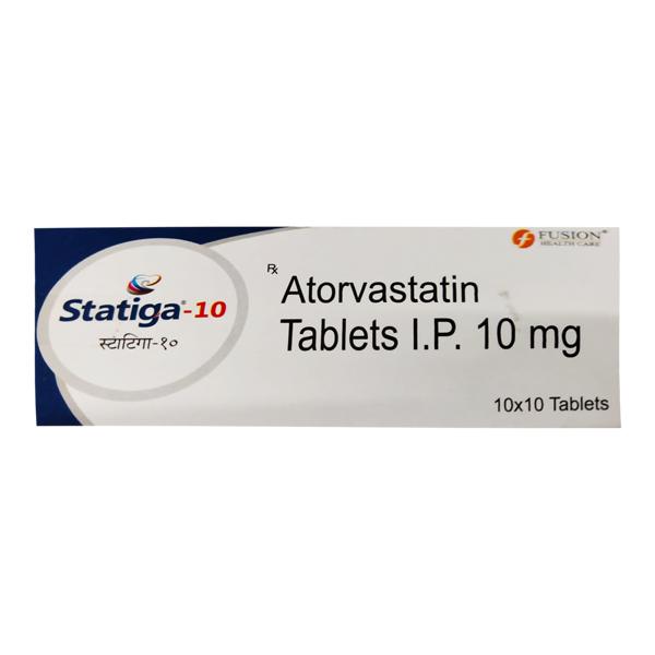 Buy STATIGA 10 Tablet 10's Online at Upto 25% OFF | Netmeds