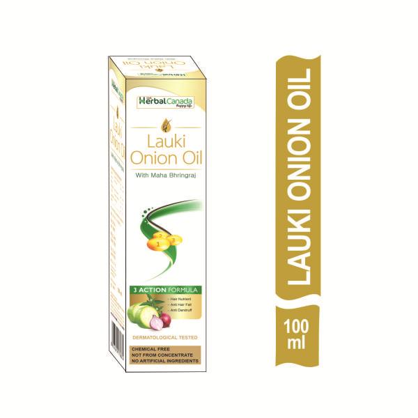Herbal Lauki Onion Hair Oil 100 ml Online at Best Price - Hair Oils