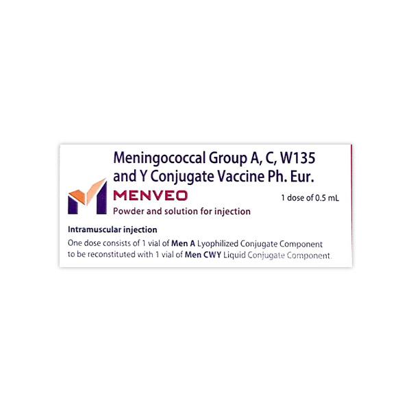 MENVEO VACCINE Injection 0.5ml Price, Uses, Side effects, Substitutes ...