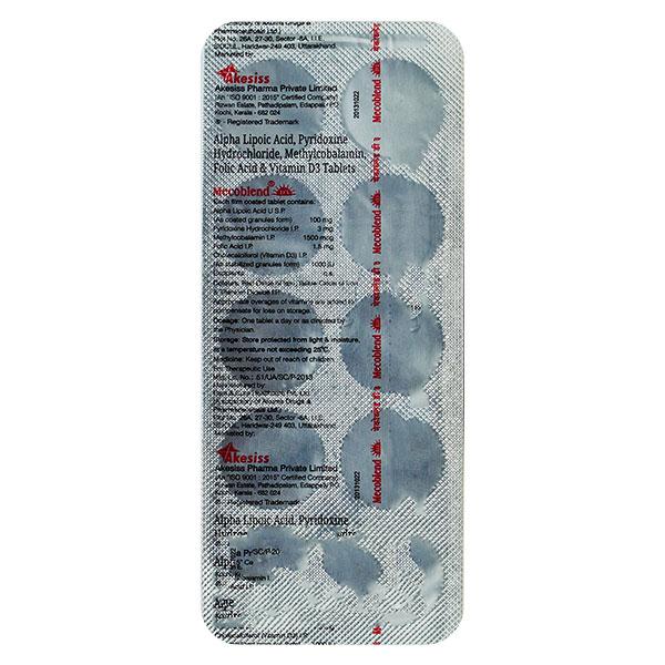 MECOBLEND D3 Tablet 10's Price, Uses, Side effects, Substitutes | Netmeds