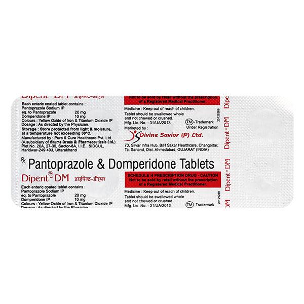 Buy DIPENT DM Tablet 10's Online at Upto 25% OFF | Netmeds