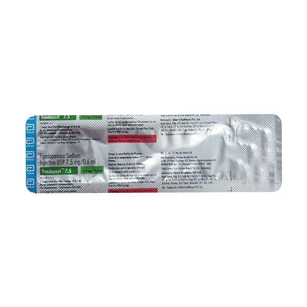 Fondazest 7.5mg Injection 0.6ml Price, Uses, Side effects, Substitutes ...