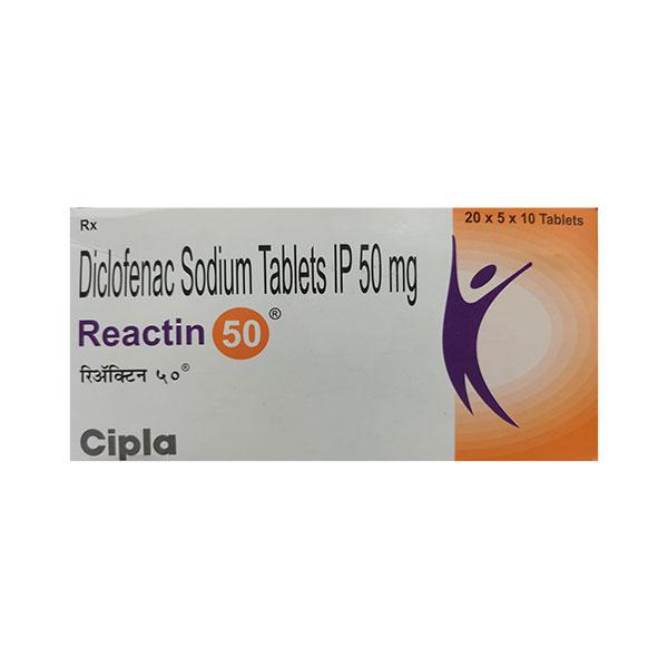 Buy Reactin 50mg Tablet 10'S Online at Upto 25% OFF | Netmeds