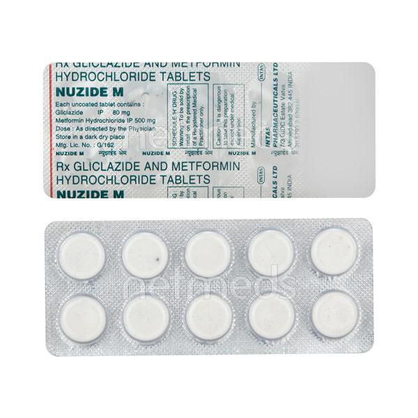 Nuzide M Tablet 10'S : Price, Uses, Side Effects | Netmeds