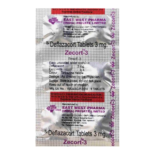 Buy Zecort 3mg Tablet 6'S Online up to 25% Off | Netmeds