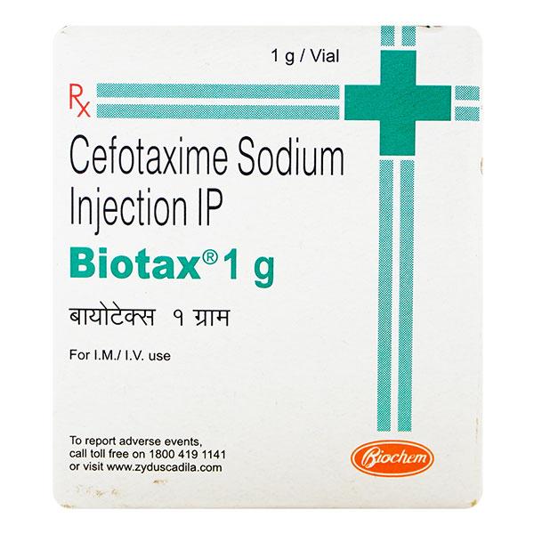 Biotax 1gm Injection 1's : Price, Uses, Side Effects | Netmeds