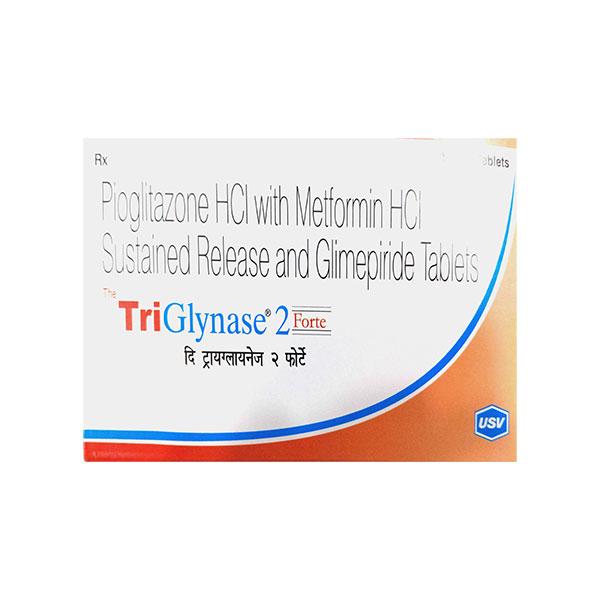 THE TRIGLYNASE 2 FORTE Tablet 10's - Buy Medicines online at Best Price ...