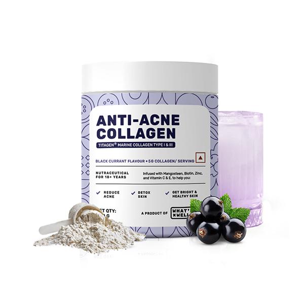 Buy What's Up Anti-Acne Collagen Powder Certified Marine Titagen I ...