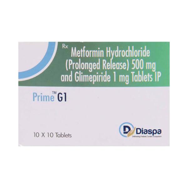 Prime G 1/500mg Tablet 10'S : Price, Uses, Side Effects | Netmeds