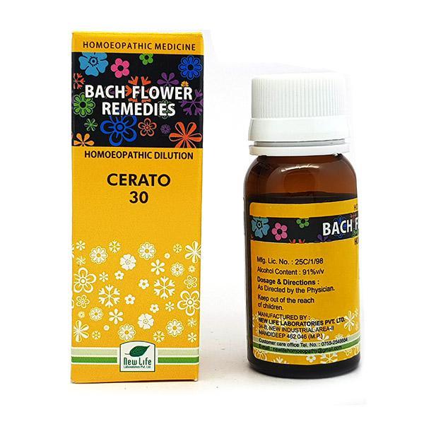 Buy New Life Bach Flower Cerato 30 Liquid 30 ml online at best price ...