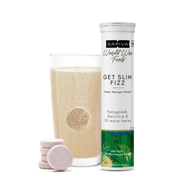 Kapiva Weight Wise Foods Get Slim Fizz Tablets 20's Online at ...