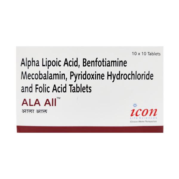 Buy ALA ALL Tablet 10's Online at Upto 25% OFF | Netmeds