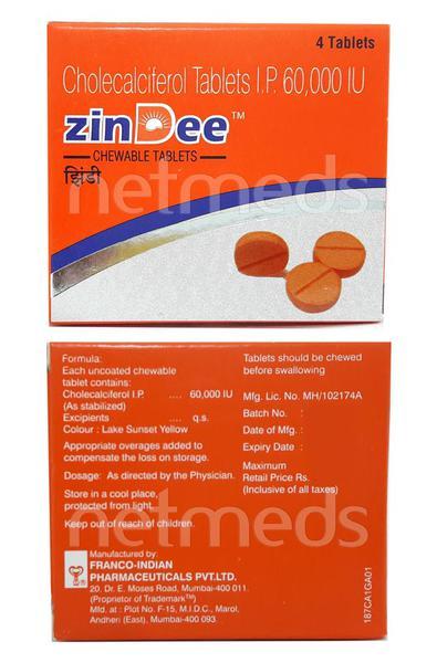 Zindee Chew Tablet 4'S : Uses, Side Effects, Price | Netmeds