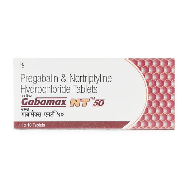 Gabamax NT 50mg Tablet 10'S Price, Uses, Side effects, Substitutes ...