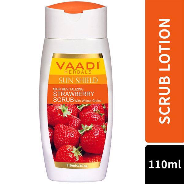 Buy Strawberry Scrub Lotion With Walnut Grains 110 ml Online at Best ...