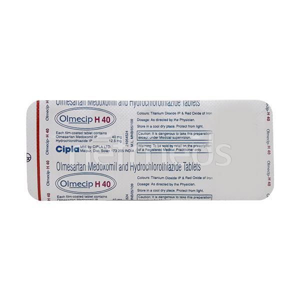 Olmecip H 40mg Tablet 10'S : Price, Uses, Side Effects | Netmeds