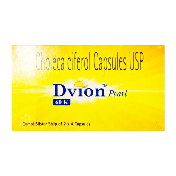 Dvion Pearl 60K Capsule 4'S : Uses, Side Effects, Price | Netmeds
