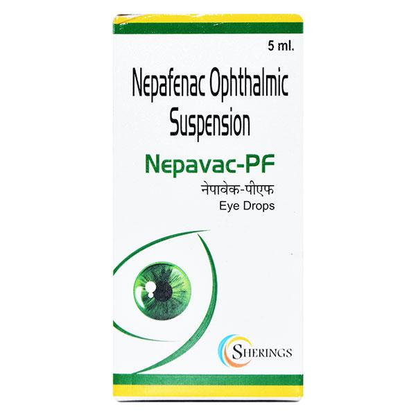 NEPAVAC PF Eye Drops 5ml Price, Uses, Side effects, Substitutes | Netmeds