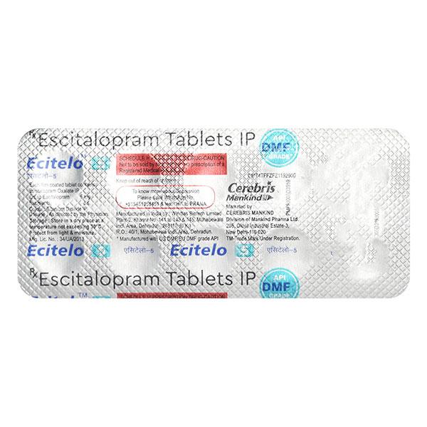 ECITELO 5 Tablet 10's : Price, Uses, Side Effects | Netmeds