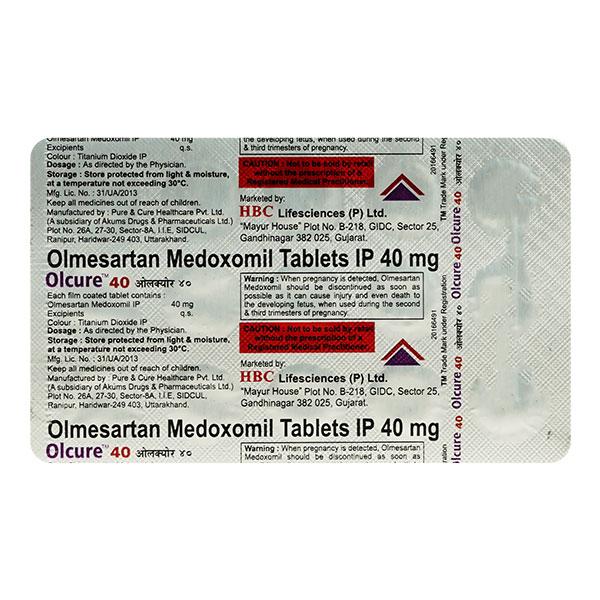 OLCURE 40 Tablet 15's : Price, Uses, Side Effects | Netmeds