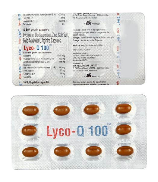 Lyco Q 100mg Capsule 10'S