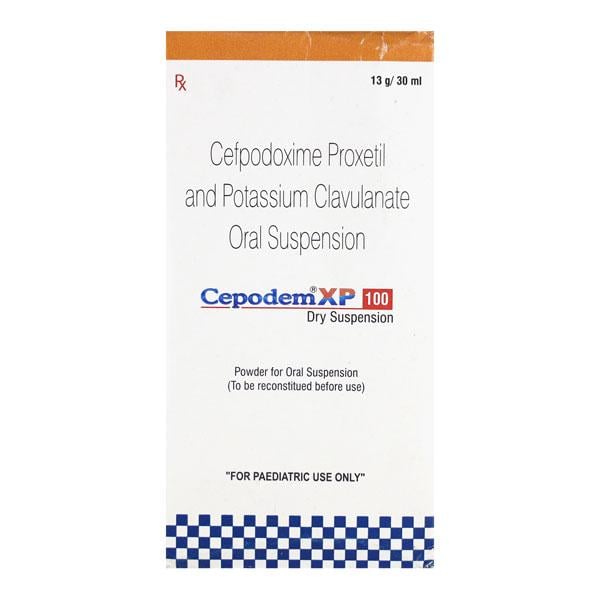 CEPODEM XP 100 Dry Suspension 30ml : Price, Uses, Side Effects | Netmeds